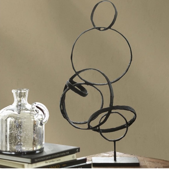 Pottery Barn | Accents | Pottery Barn Sculpted Circles Stand | Poshmark